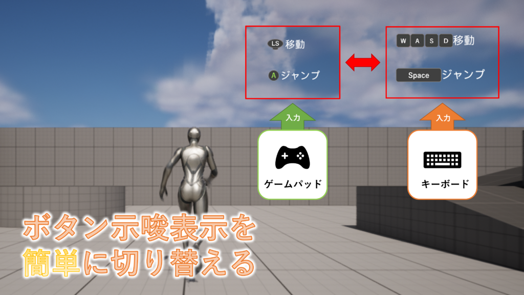 [UE5] Common UIプラグインを使って簡単にキーボードとゲームパッドのUIを切り替える!｜株式会社ヒストリア