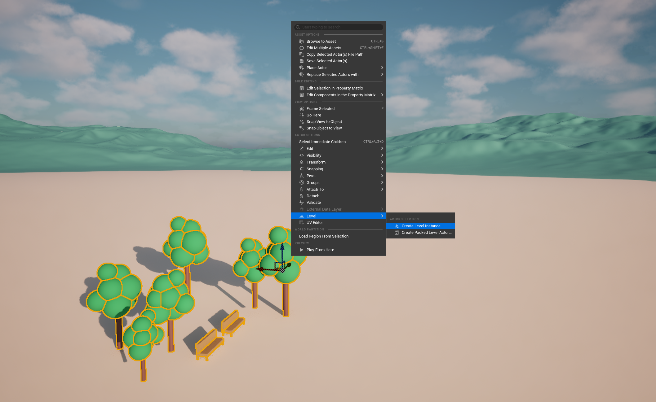 [UE5]LevelInstanceを使ってアクタを配置する｜株式会社ヒストリア